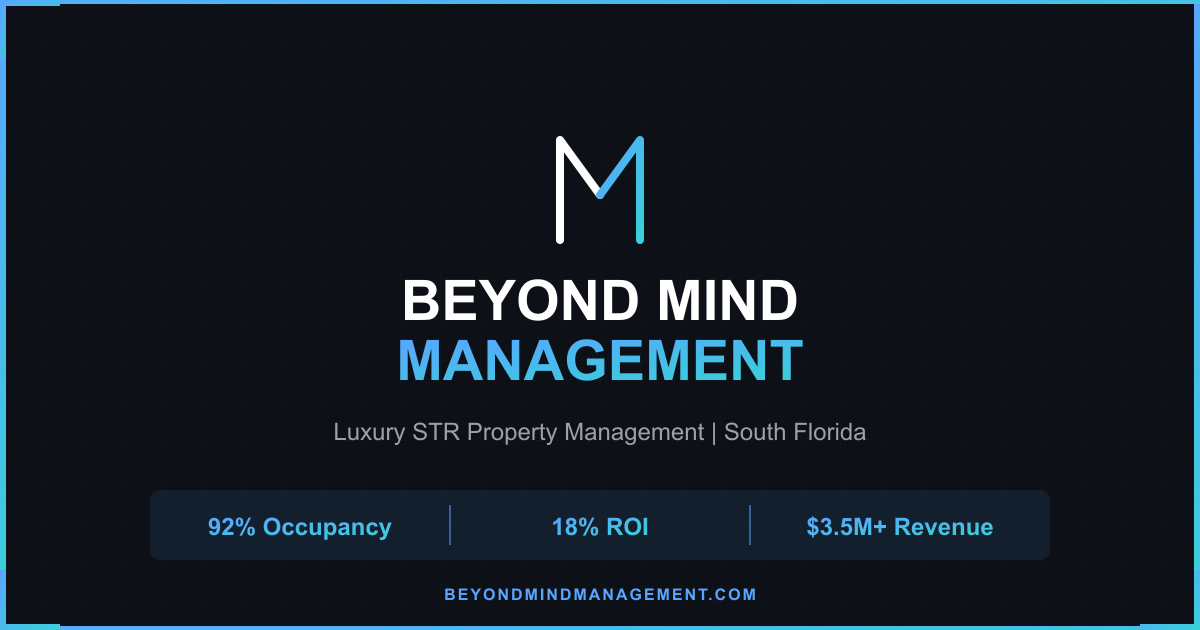 Beyond Mind Management | Luxury STR Property Management & Investment